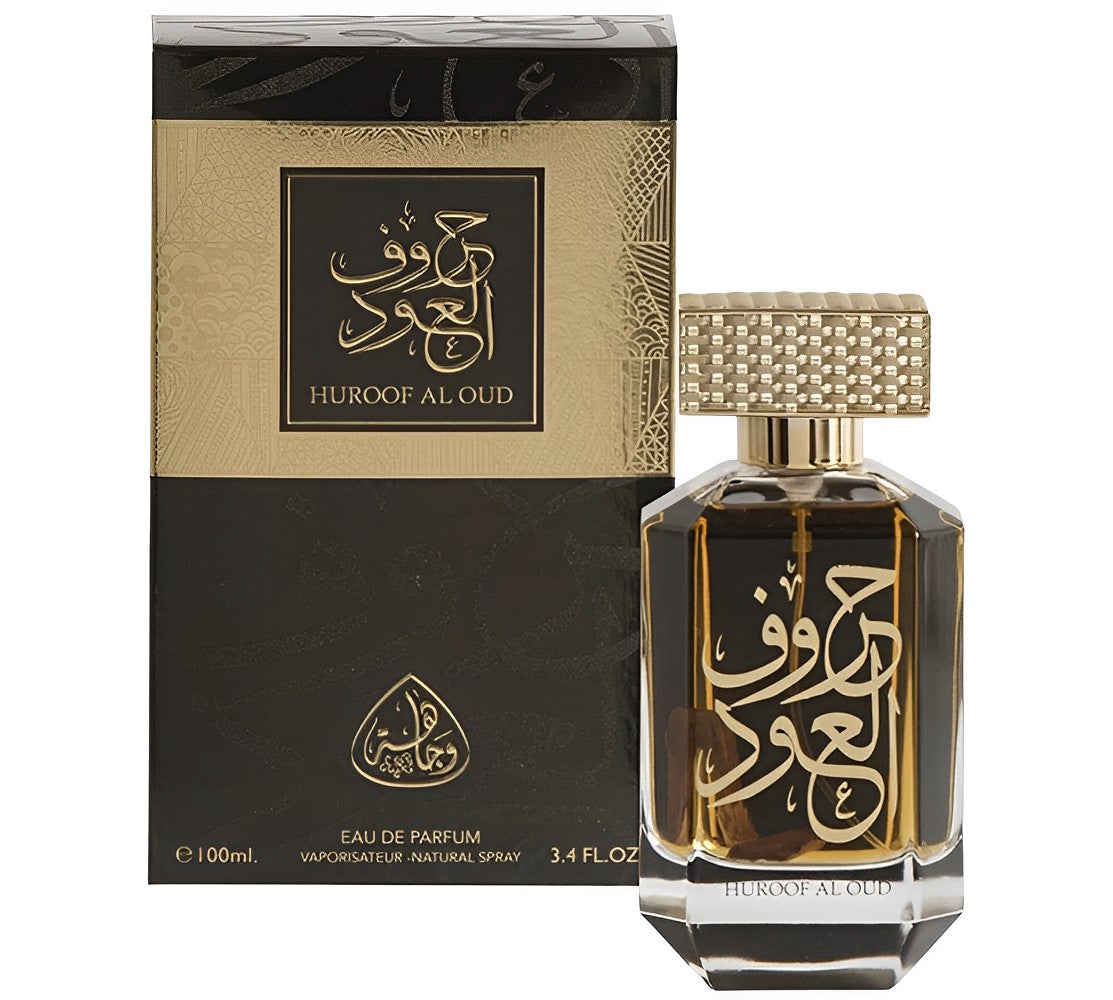 Wajaha Huroof Aloud Eau de Parfum Unisex 100ml | Luxueuze Oud & Cedar Geur